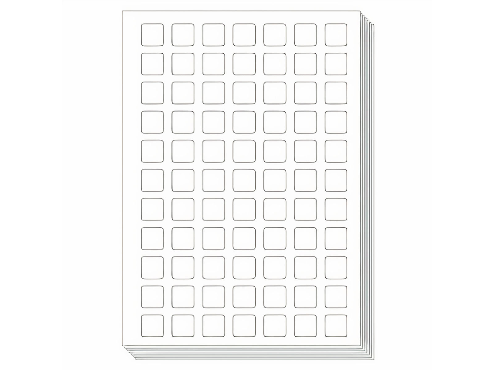 Pictogenda Blanco Sticker (10 Blätter) | Symbole | Kommunizieren